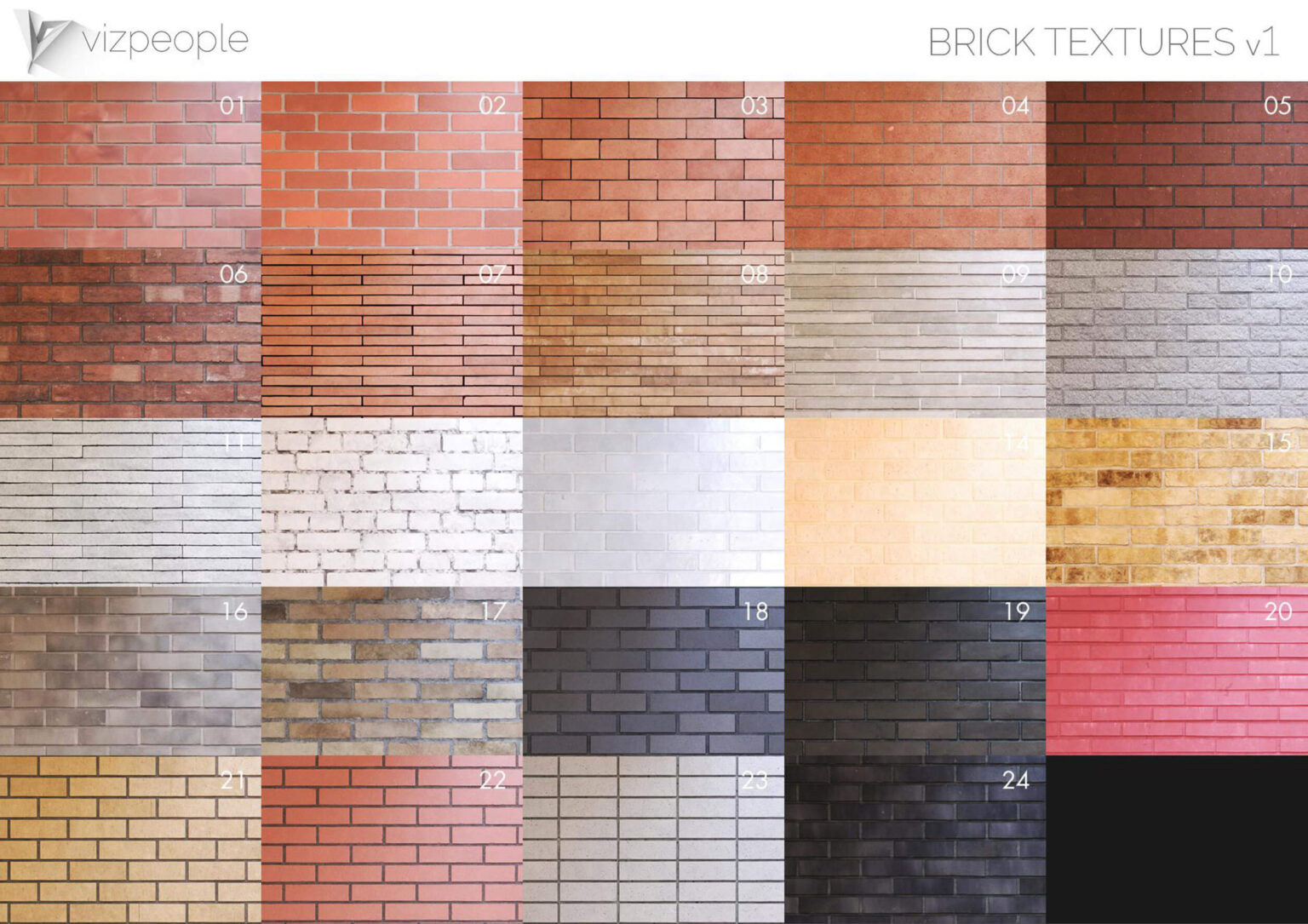Brick Textures v1 - 3ds Max Store 2025 | Sell Model 3ds Max | Sell ...