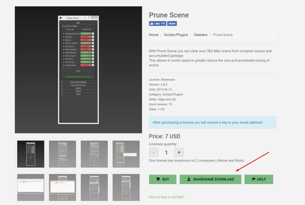 Instructions For Using Prune Scene To Clean 3dsMax Files From Viruses And Junk Scripts - 3ds Max ...