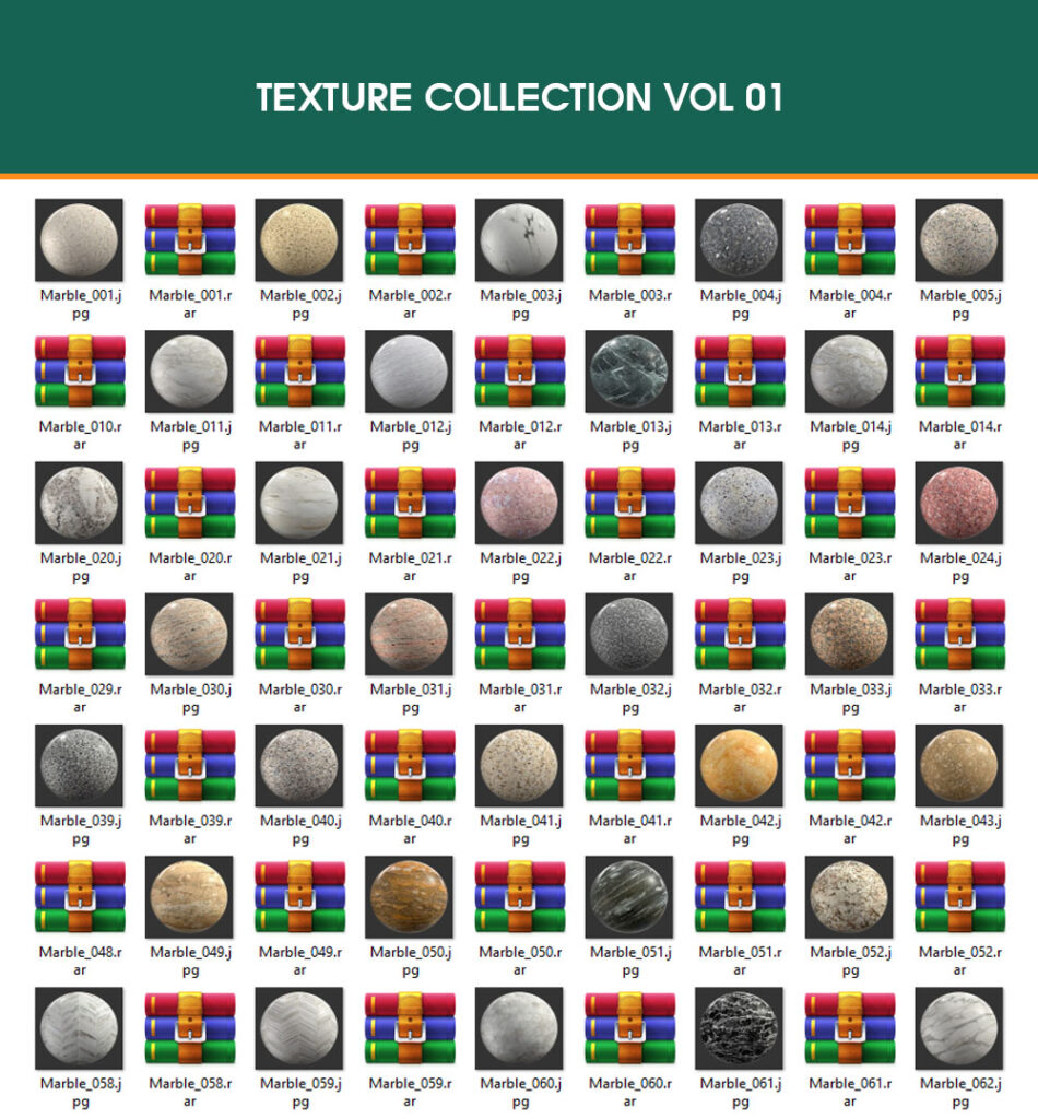 Texture Collection Vol 01 - 3ds Max Store 2025 | Sell Model 3ds Max ...
