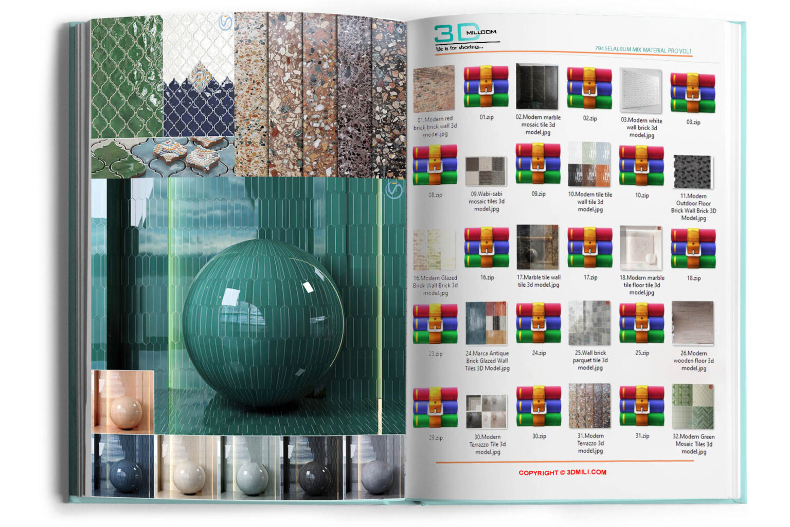 794.Sell Album Mix Material PRO Vol 1 - 3ds Max Store 2025 | Sell Model ...