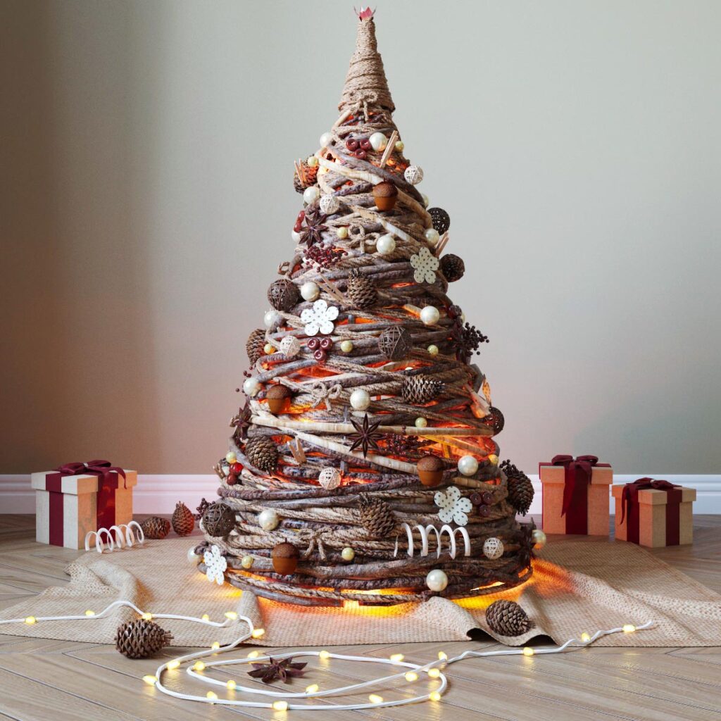 Christmas Tree With Gifts - 3ds Max Store 2025 | Sell Model 3ds Max ...