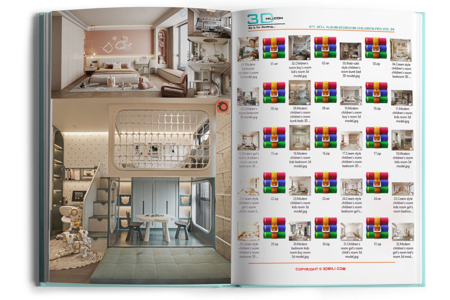 877. Sell Album Bedroom Children PRO Vol 04 - 3ds Max Store 2025 | Sell ...