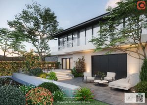 Balcony garden courtyard landscape 3d model - 3ds Max Store 2025 | Sell ...