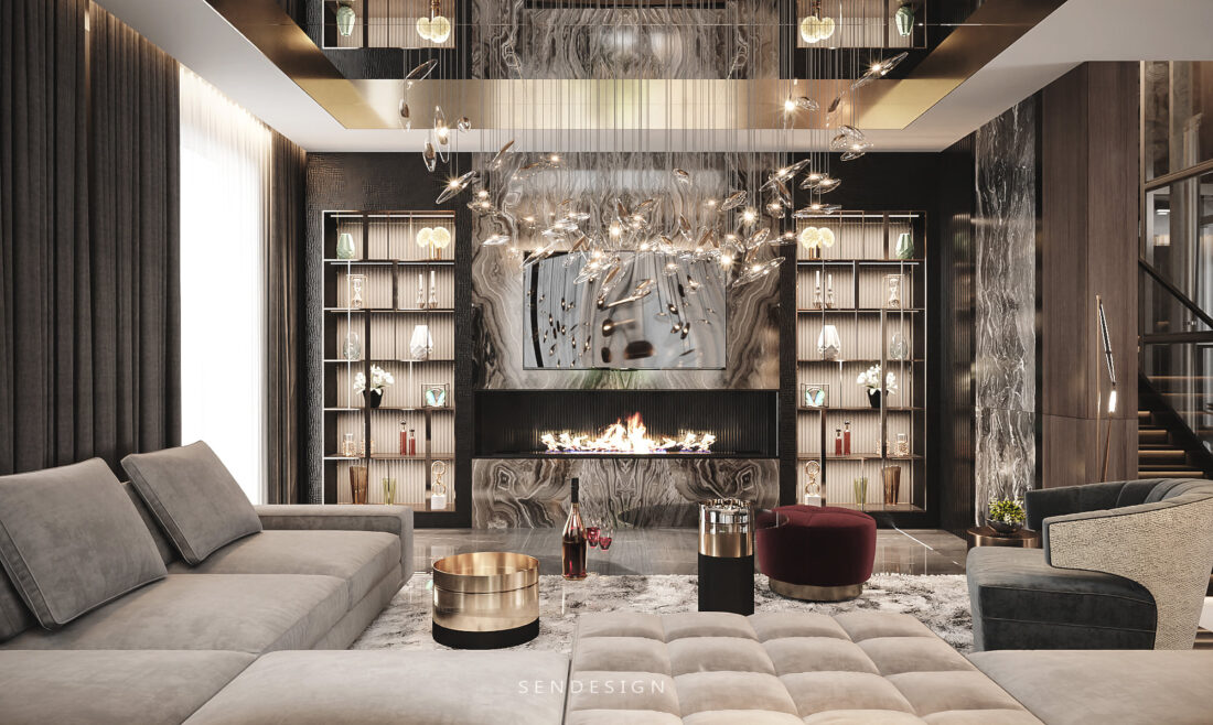 Living room - Kitchen Scene 3dsmax By Mai Free Download - 3ds Max Store ...