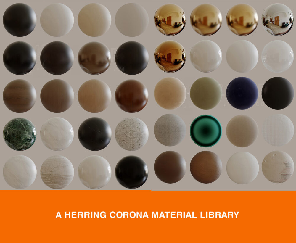 A herring corona material library - 3ds Max Store 2025 | Sell Model 3ds ...
