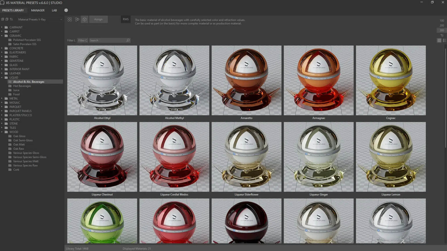 Sigershaders XS Material Presets Studio 6.6.0 for 3ds Max 2020-2025 ...