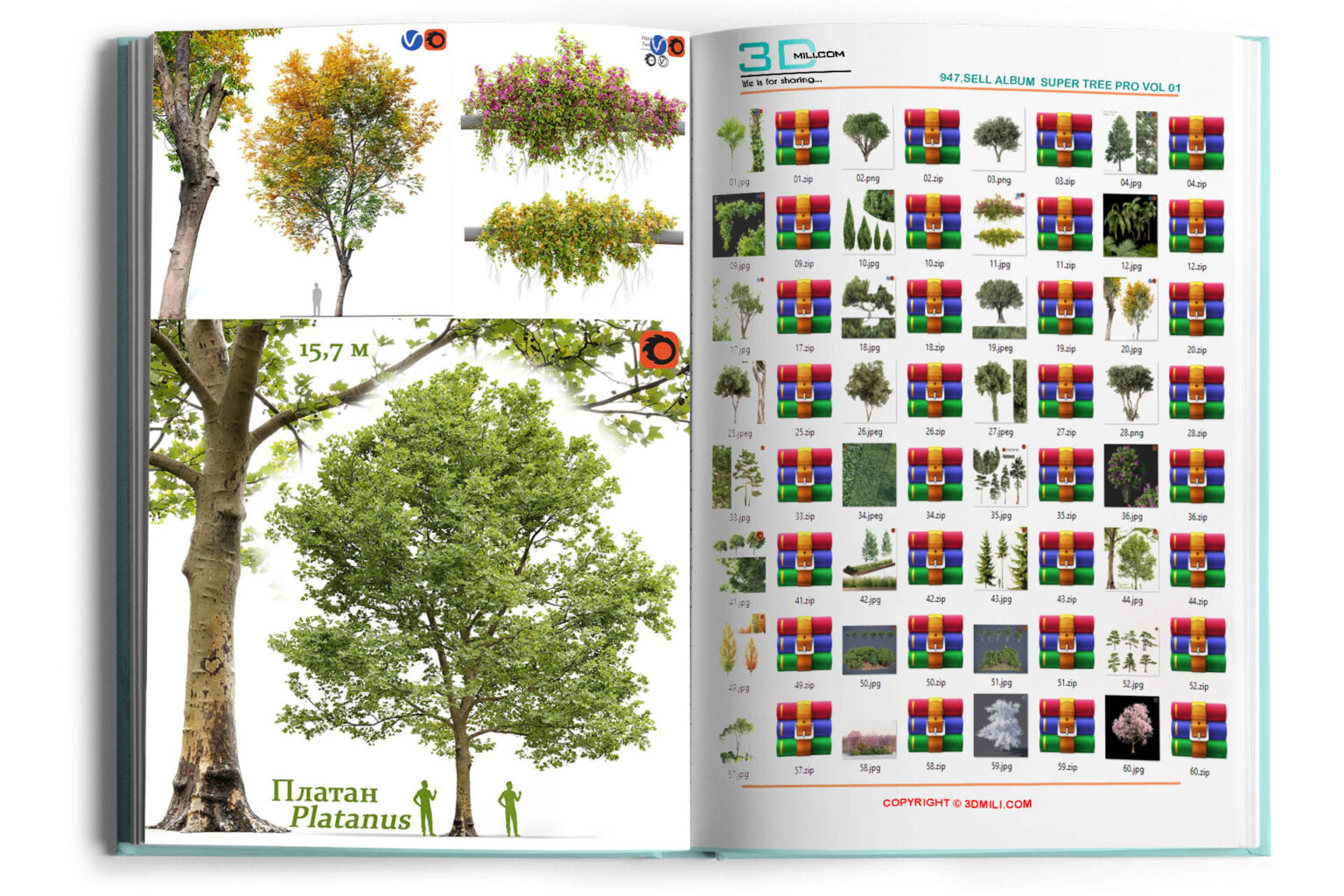 947.Sell Album Super Tree Pro Vol 01 - 3D Models for 3ds Max and ...