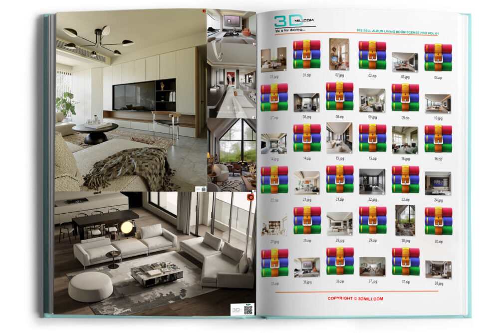 952.Sell Album Living Room Scense PRO Vol 01 - 3ds Max Store 2025 ...