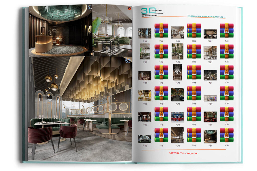972.Sell Album Restaurant LUXURY VOL 01 - 3ds Max Store 2027 | Sell ...