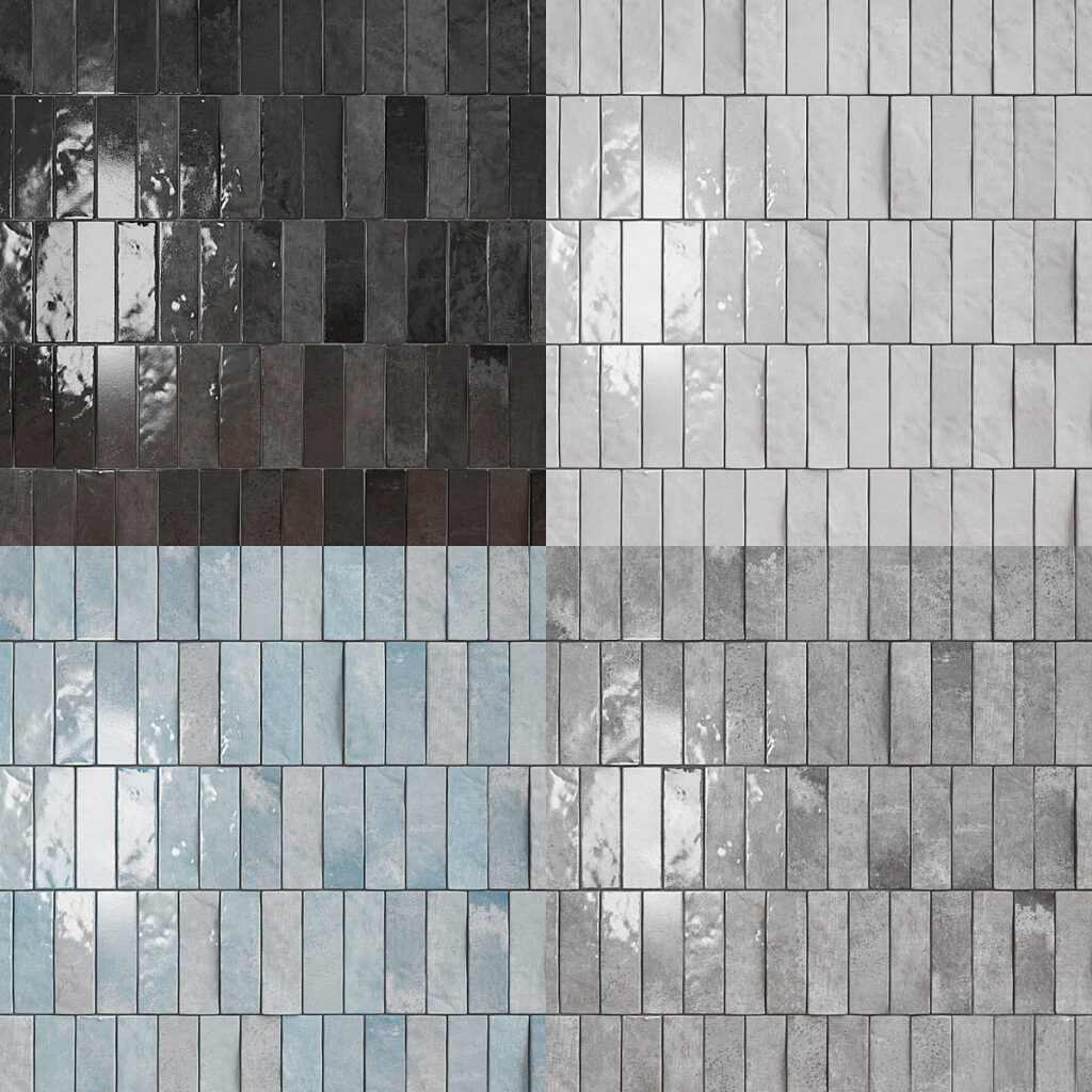 Rectangular Gloss Ceramic Wall Tile - 3ds Max Store 2027 | Sell Model ...